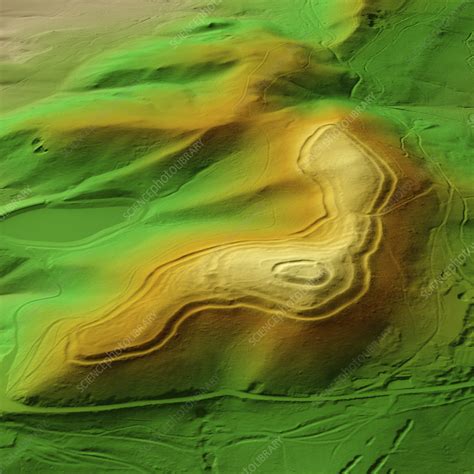 British Camp Uk 3d Lidar Scan Stock Image C059 4974 Science Photo Library