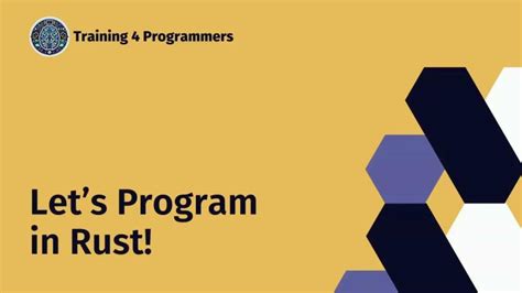Learn Rust With Enums Structs And Traits Training 4 Programmers Posted On The Topic Linkedin