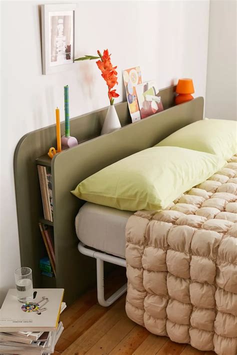 For The Bedroom Urban Outfitters Layered Queen Storage Headboard