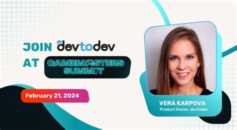 Devtodev On Linkedin Gamemasterssummit Gamedev Gamesindustry