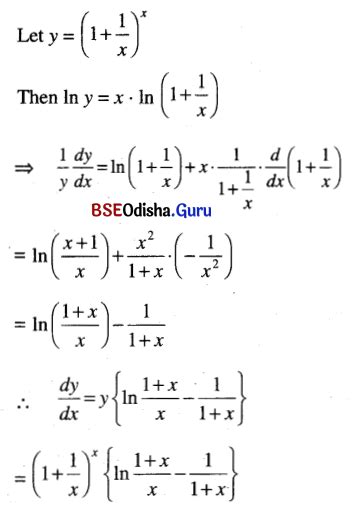 CHSE Odisha Class 12 Math Solutions Chapter 7 Continuity And