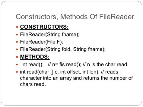 Files And Streams In Java Pptx Programming Languages Computing