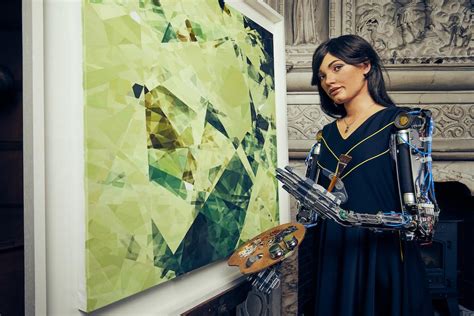 Worlds First Robot Artist To Exhibit Self Portraits This Summer