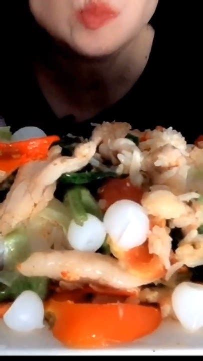 Asmr 닭고기와 혼합 야채 볶음 Youtube