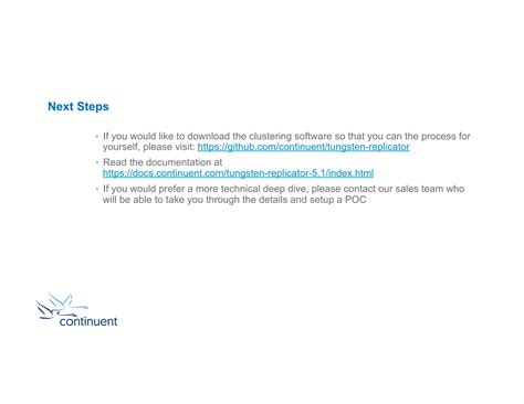Training Slides Basics 101 Introduction To Tungsten Replicator Pdf
