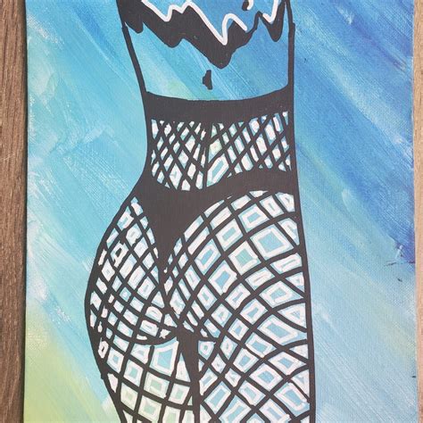 Female Butt Painting Etsy