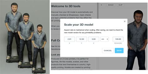 Shapeways Adds A New Easy To Use 3d Model Scaling Tool