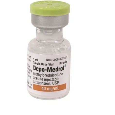 Depo Medrol Injection Packaging Size 40 Mg X 1 Ml At ₹ 140vial In Nagpur