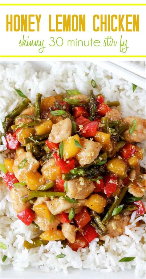 Honey Lemon Chicken Stir Fry Veggies And Mango Carlsbad Cravings
