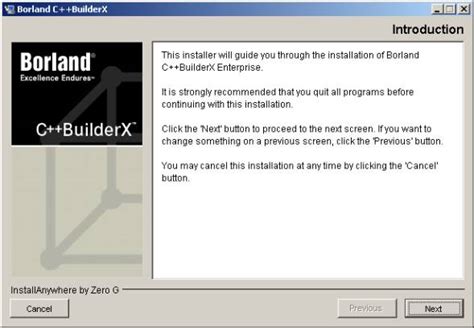 Procedimento De Instalação Do Borland C Builder X