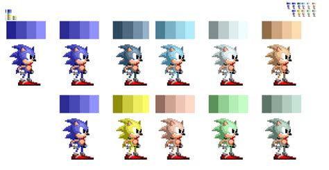 10x Sonic 1 Sonic But Palettes Are Bfb Teams By Abbysek On Deviantart