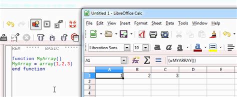 Function That Returns An Array Values English Ask Libreoffice