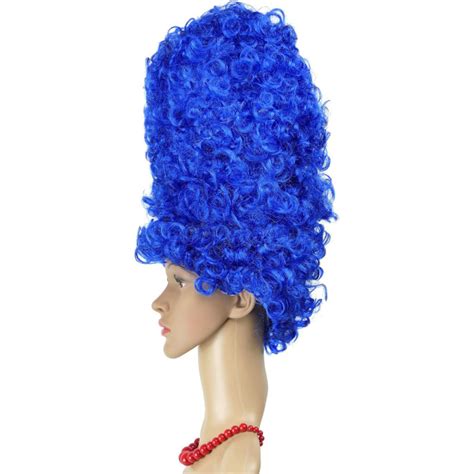 Simpsons Marge Simpson Wig Blue Beehive Wig Marge Simpsons Cosplay Costume Cosplay Costume