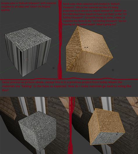 Texture Material Not Projecting Properly Modeling Blender Artists Community