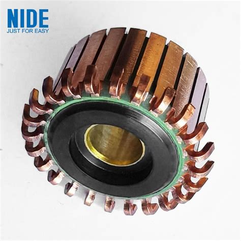 24 Segmented Armature Hook Commutator For Dc Motor Commutator And Armature Commutator