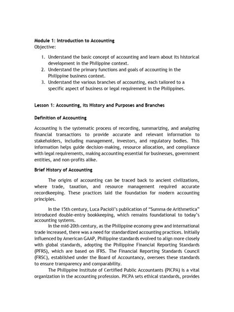 Fundamentals Of Computing Chapter 1 Lesson 1 Pdf Accounting Audit