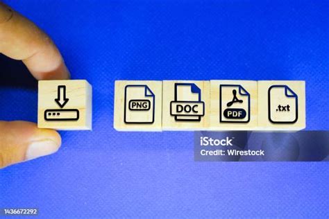 concept save file png txt pdf doc save it in a computer folder stock
