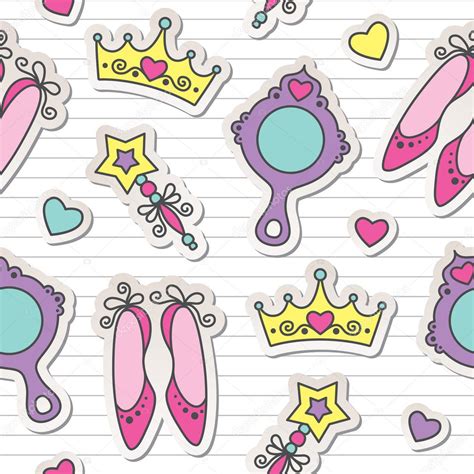 Princess Pattern Stock Vector Image By ©redcollegiya 10795225