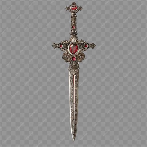 Premium Psd Graceful Forged Ruby Rapier With An Intricate Design A