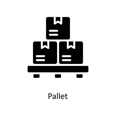 Pallet Vector Solid Icons Simple Stock Illustration Stock 22686897 Vector Art At Vecteezy