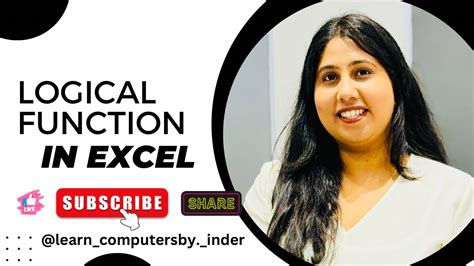 Logical Functions In Excelin Hindi Computersbyinder Youtube