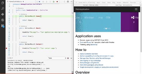 Debugging Aspnet Core Apps Running In Docker Containers Using Vs Code Swaminathan Vetri