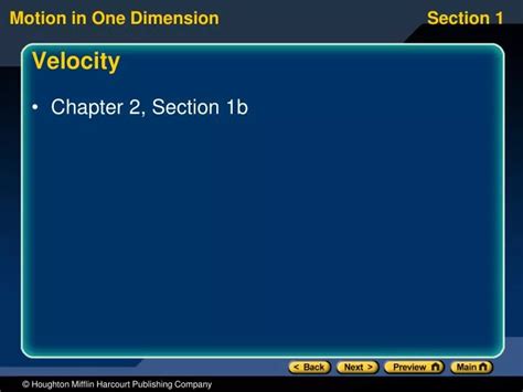 PPT Velocity PowerPoint Presentation Free Download ID
