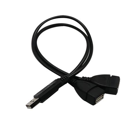 Usb 20 A Male To 2 Dual Usb Female Jack Y Splitte Grandado