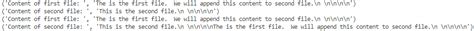Program To Append The Content Of One File To Another File Using Python Go Coding