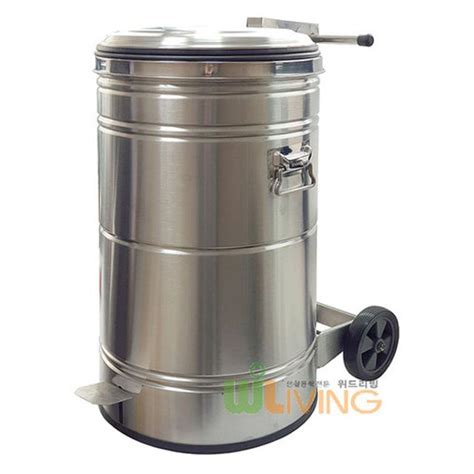 이동식바퀴장착 페달스텐휴지통 대형쓰레기통 믿고 사는 즐거움 Ssg Com