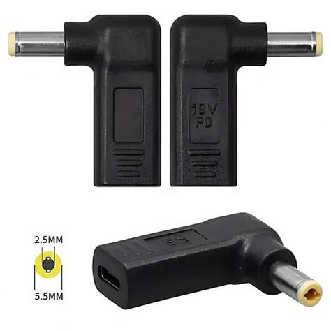 Переходник адаптер Power Delivery с триггером для зарядки ноутбуков от повербанка штекер Type C