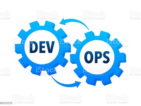 Devops Software Development Methodology Dev Ops Software Vector Stock