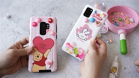 휴대폰꾸미기 폰케이스 꾸미기 예쁜 파츠 Youtube