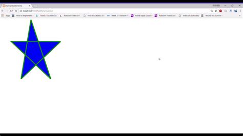 create a star using polygon html5 svg polygon youtube