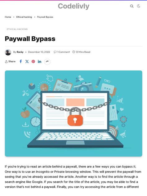 paywall bypass codelivly pdf proxy server cookie