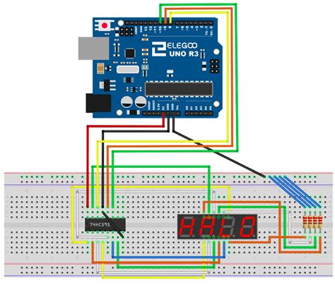 7 Segment Display With 74hc595 Shift Register Arduino 41 Off