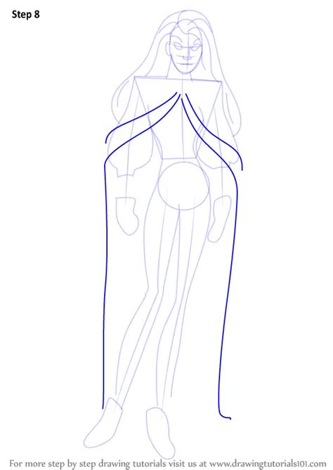 How To Draw Storm From X Men X Men Step By Step DrawingTutorials101 Com