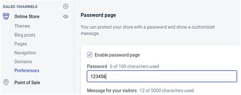What Is The Shopify Storefront Password Code Black Belt Knowledge Base