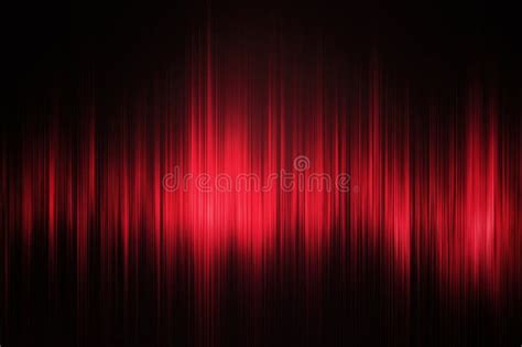Sound Wave Visualization In Red Tones Abstract Digital Art Stock Image Image Of Wave Pulse