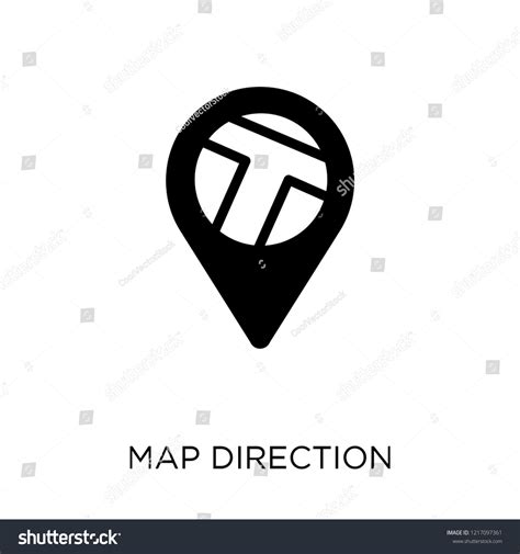 Map Direction Icon Map Direction Symbol Stock Vector Royalty Free Shutterstock