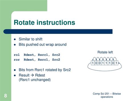 Ppt Ch 7 Bitwise Operations Powerpoint Presentation Free Download