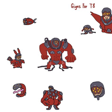Drawing A New Gigas Every Day Until Hes In Tekken 8 8 R Tekken