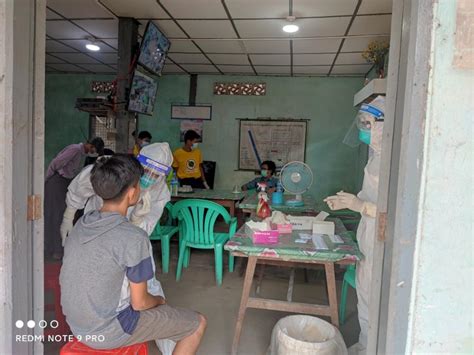 ကွမ်းခြံကုန်းမြို့နယ်၌ မြို့မစျေးရှိ စျေးသူ စျေးသားများအား ကိုဗစ် ၁၉ ရောဂါ ရှိ မရှိ Rdt အခမဲ့