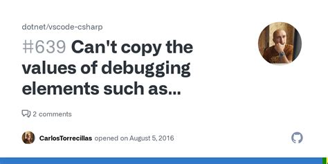 Cant Copy The Values Of Debugging Elements Such As Exception Messages