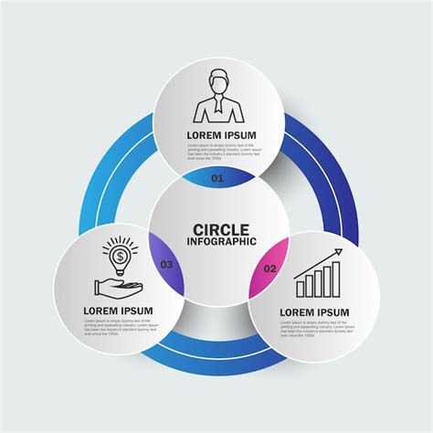 Premium Vector Vector Circle Infographic Cycle Diagram Graph Presentation Chart