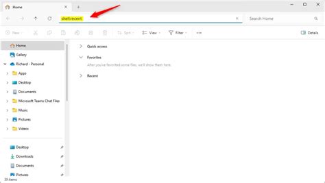 How To Pin Recent Items In Windows 11 Quick Access Geek Rewind