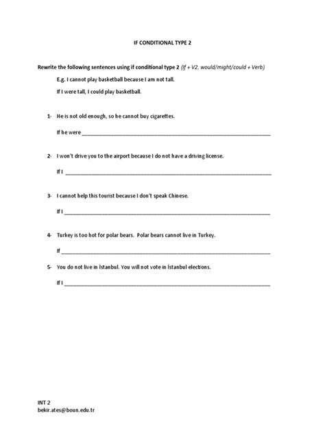 If Conditional Type 2 Rewrite Pdf