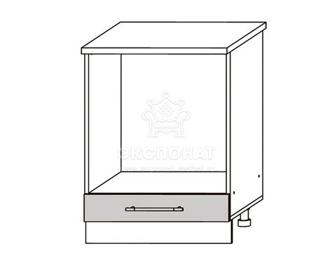 ШНД 600 Шкаф нижний под духовку Нувель купить в Краснодаре с доставкой Экспонат Мебель