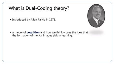 Paivioss Dual Coding Theory Pptx