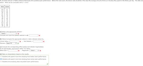 Solved A Na Z Test One Sample T Test Independent Samples Chegg